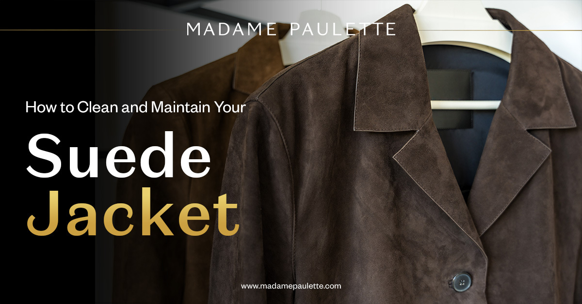 Step-by-Step Guide: How to Clean Suede Jacket Properly | Madame Paulette