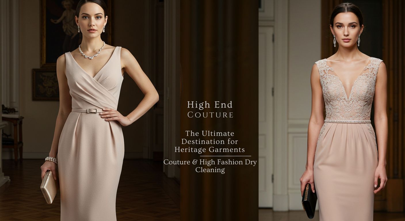 High Fashion Dry Cleaning for Couture & Vintage Wear.