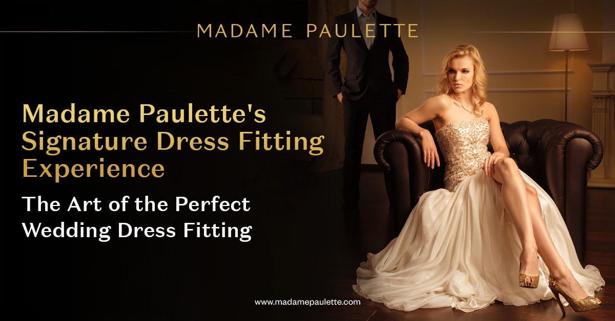 The Art of Couture Wedding Dress Fitting by Madame Paulette