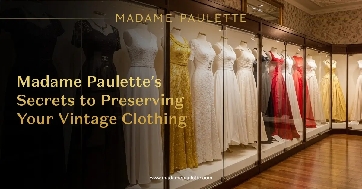 Madame Paulette Secrets to Preserving Your Vintage Clothing